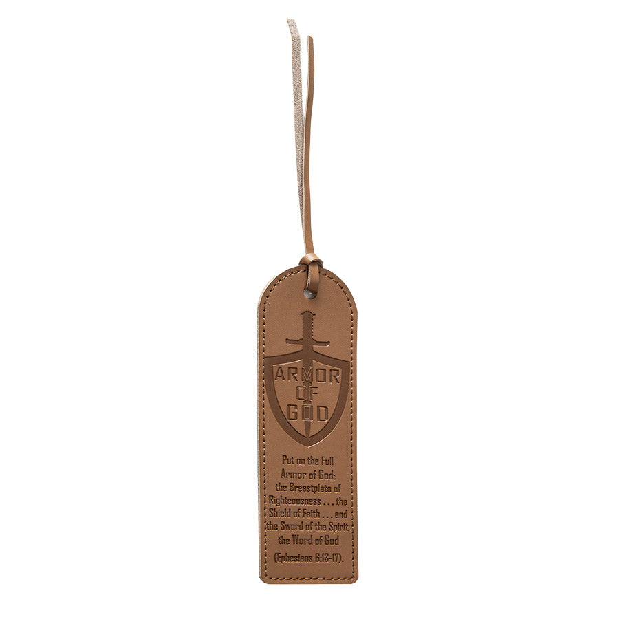 Armor of God Leather Bookmark – Faith Gifts